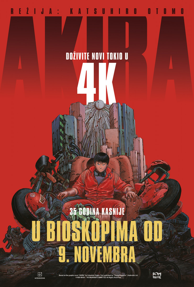 Legendarno remek-delo - AKIRA, ponovo u bioskopima! - Mingl